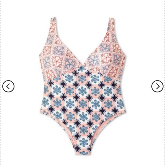 Agua Bendita | Swim | Target X Aguabendita Mixed Coral Print Cheeky One ...